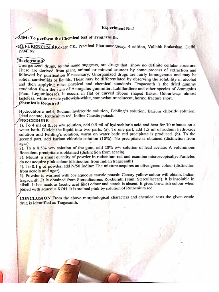 P.cognosy - Lab Manual | PDF