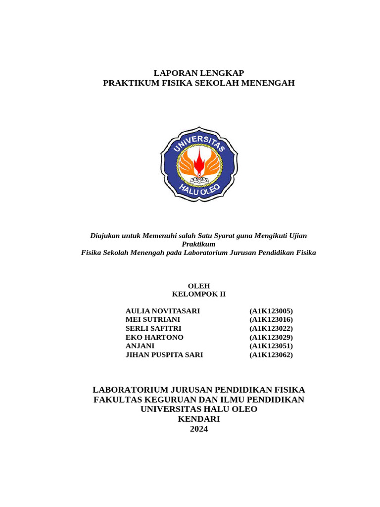 LAPORAN PSM 8 Eko Yang Pegang | PDF