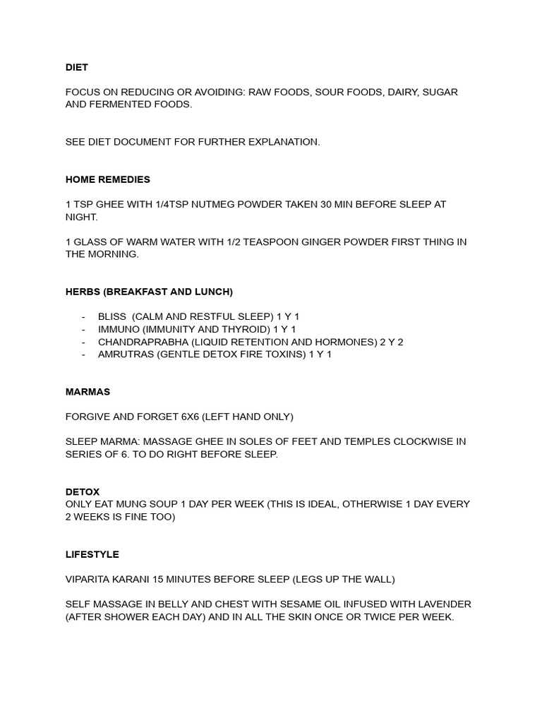 Sania Ayurveda | PDF