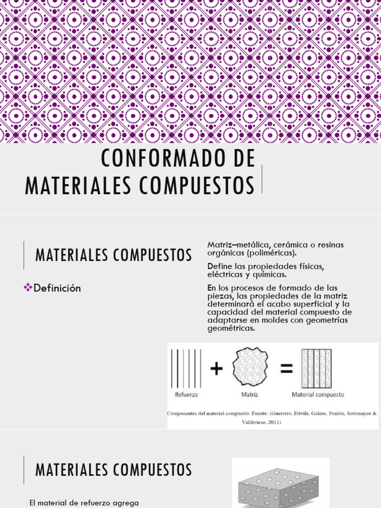 Conformado de Materiales Compuestos | PDF | Material compuesto | Sinterización