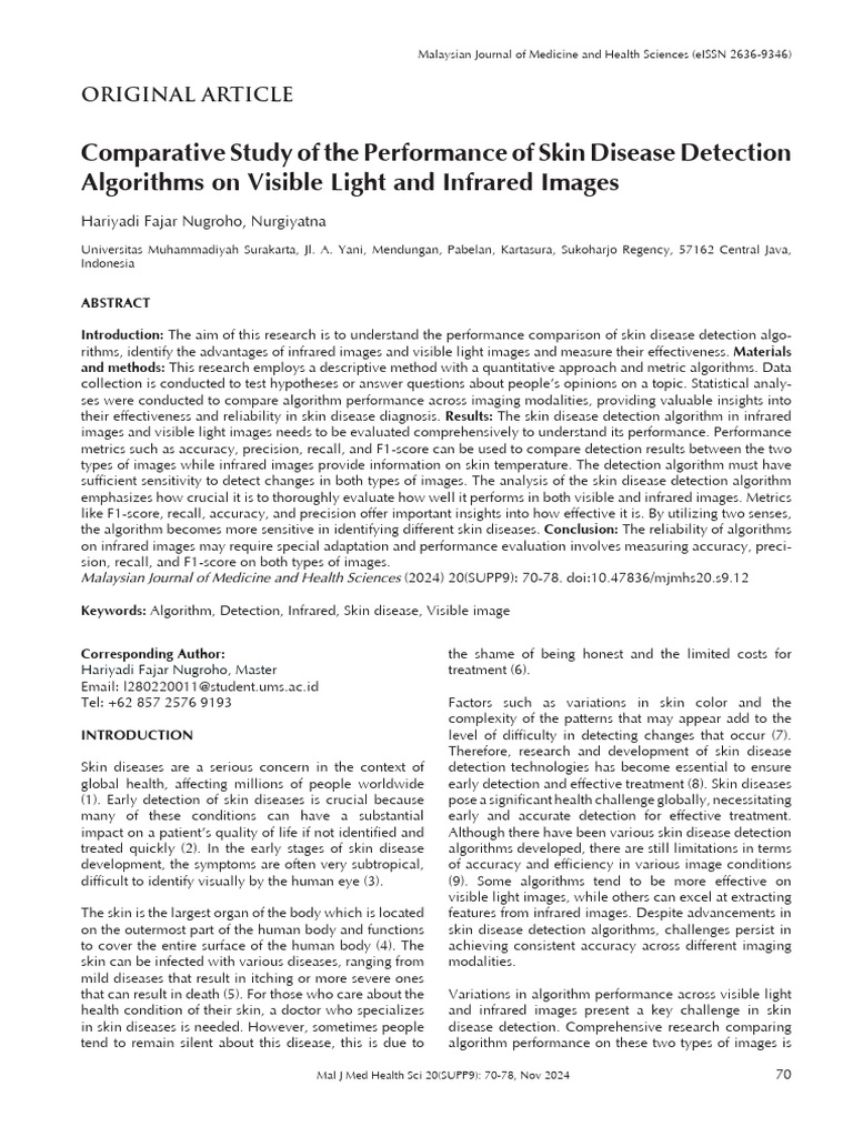 MJMHS 0440 | PDF | Sensitivity And Specificity | Accuracy And Precision