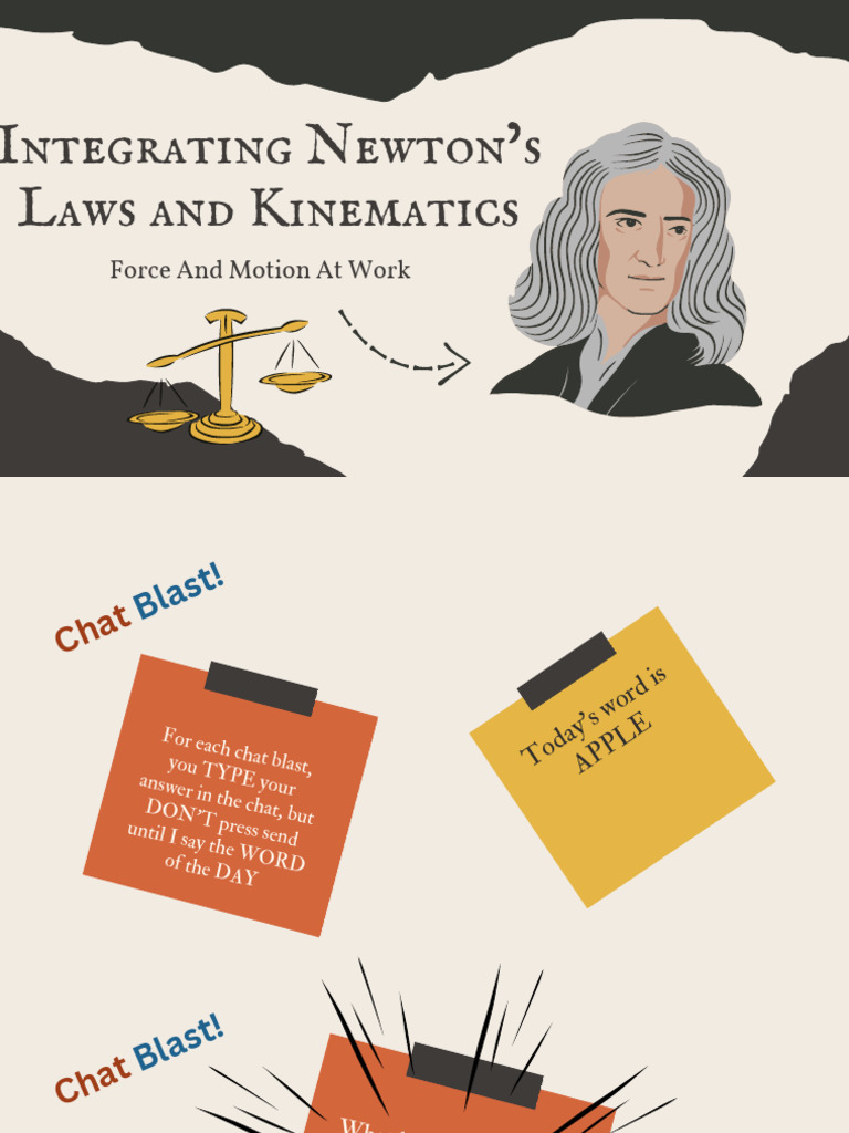 Newton's Laws and Kinematics PDF | PDF | Force | Velocity