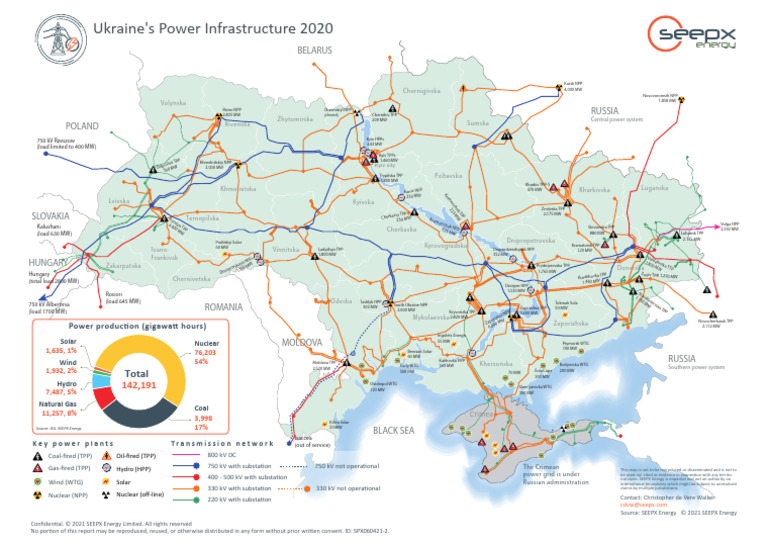 Ukraine Power Infrastructure Overview | PDF | Power (Physics ...