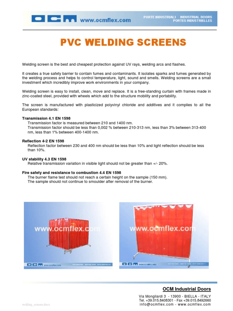 Welding Screens | PDF | Technology & Engineering