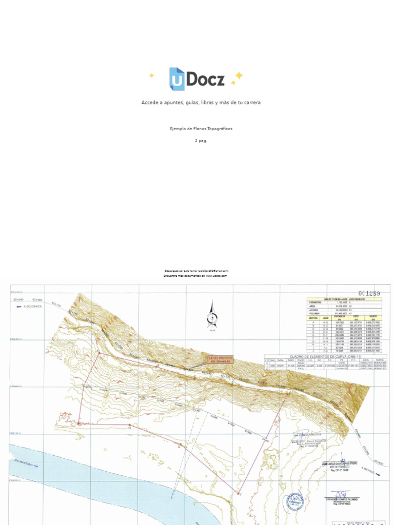 Ejemplo Planos Topog 510064 Downloadable 9113103 | PDF