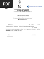 Cerere Programare Concediu 2024 - 2025 | PDF