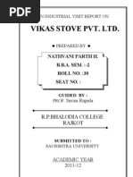 BBA Final Year 6th Sem Project Report. | PDF | Working Capital | Banks