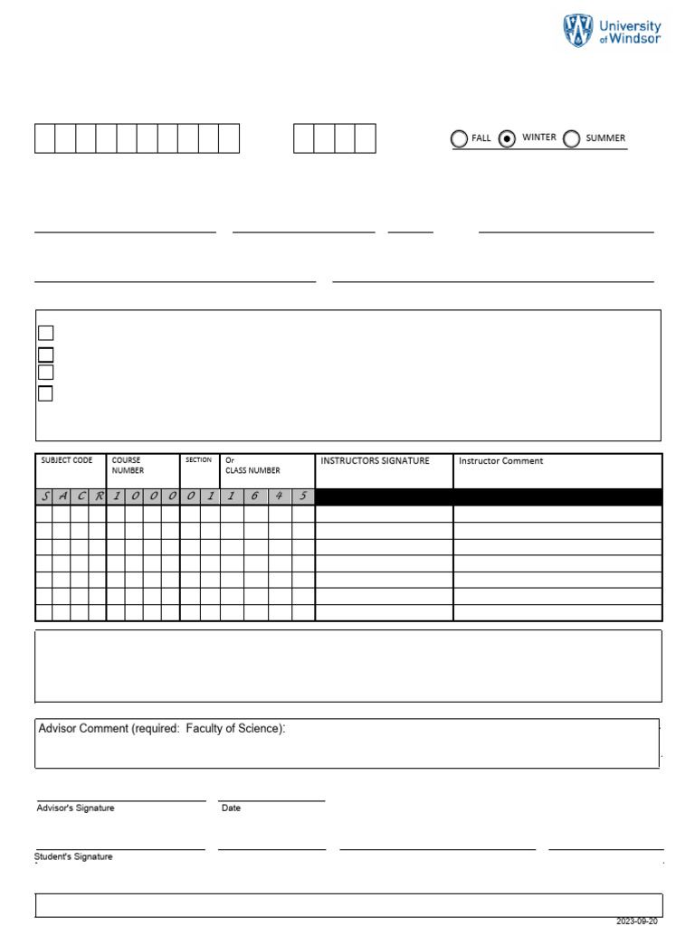 Course Overload-Audit-time Coflict - Late Add Form | PDF