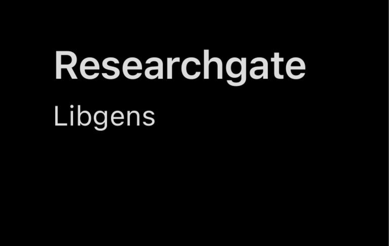 Research Gate | PDF