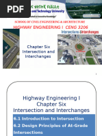 Highway Engineering I - Topic 6 - Intersections Interchanges | PDF | Interchange (Road ...