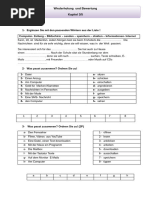 Kapitel 3 4 Wortschatz Und Übungen | PDF