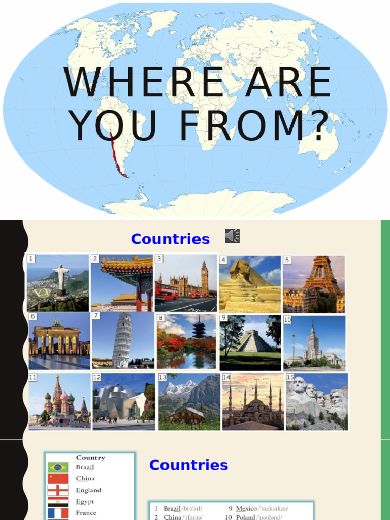 Countries and Nationalities Overview | PDF