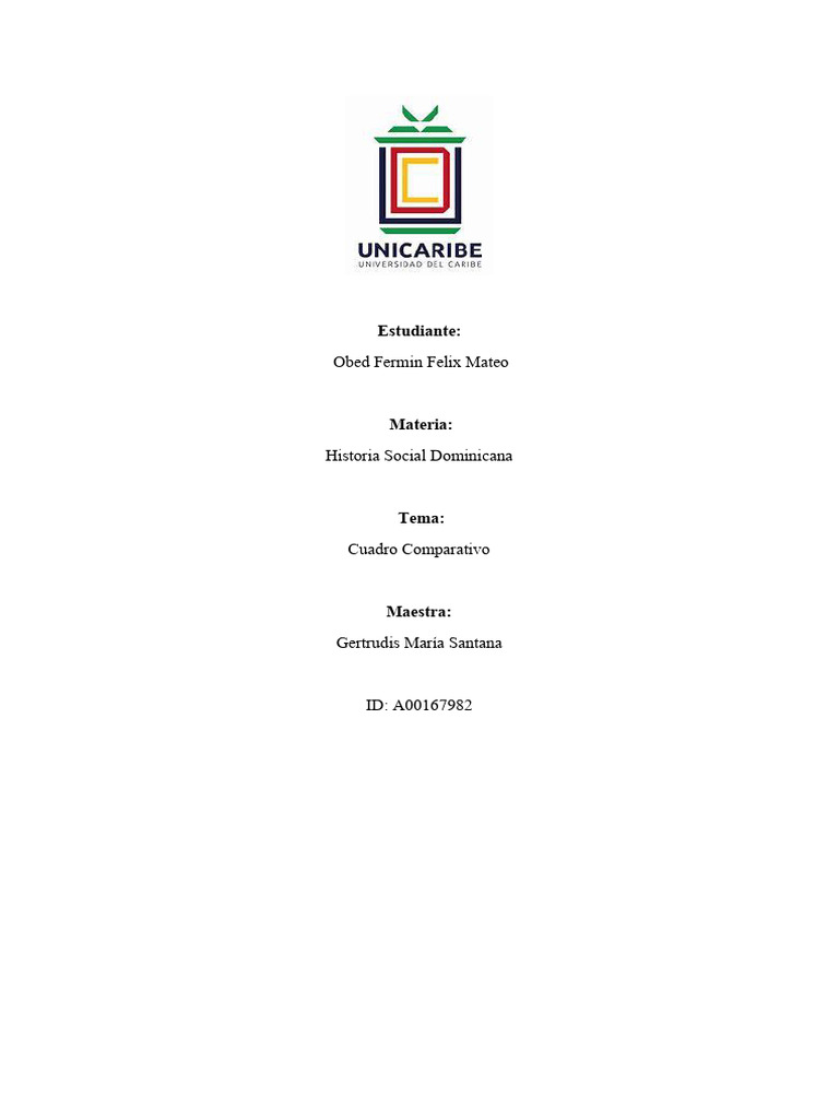 Cuadro Comparativo | PDF