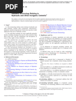 ASTM C1437: Hydraulic Cement Mortar Flow | PDF | Mortar (Masonry) | Cement