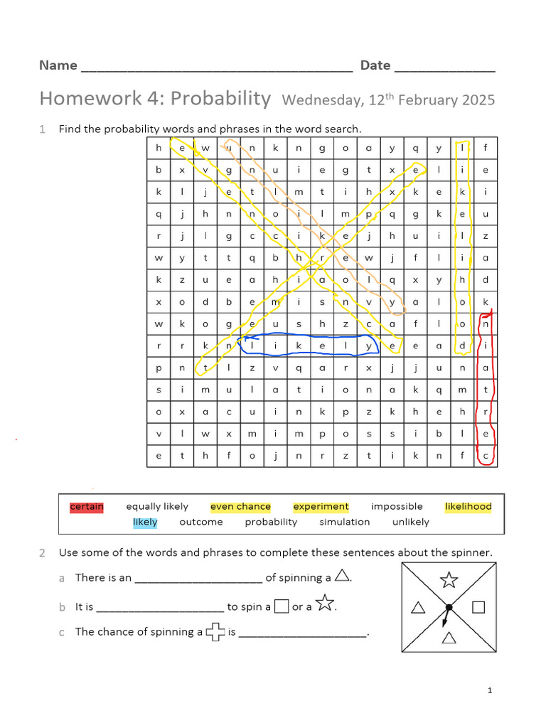 Year 5 Maths Homework4 - Spring Term 2025 | PDF