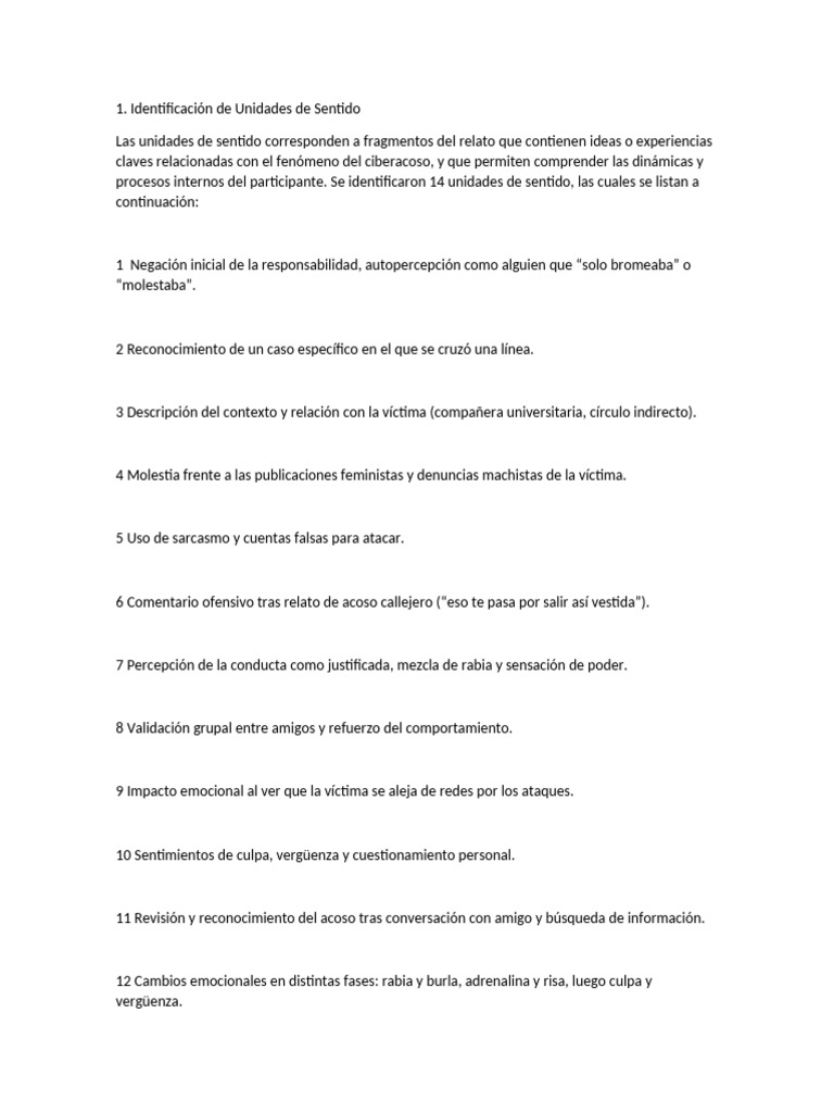 Fer Investigacion Cuali | PDF | Acoso cibernético | Las emociones