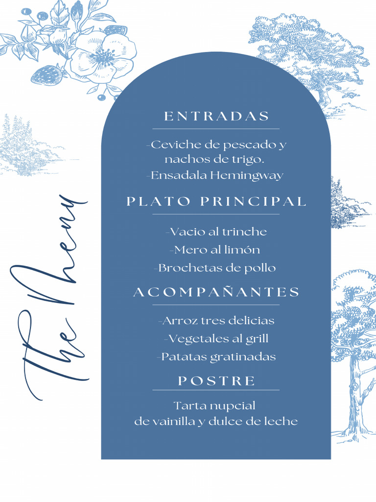 Menu de Bodas | PDF