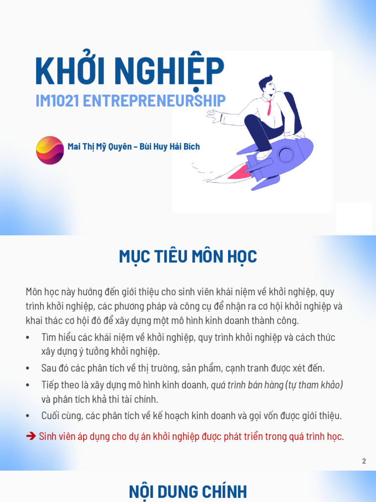 GIỚI THIỆU MÔN HỌC - HK242 - EUP | PDF