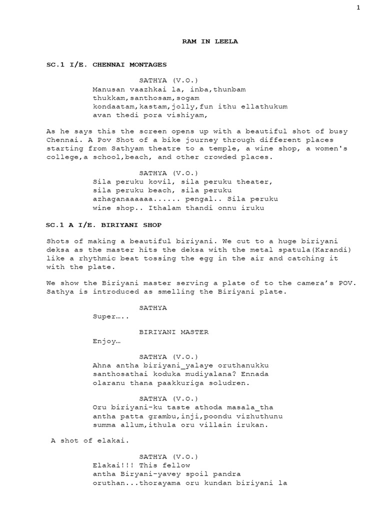 Ram-In-leela Thanglish April 2025 | PDF