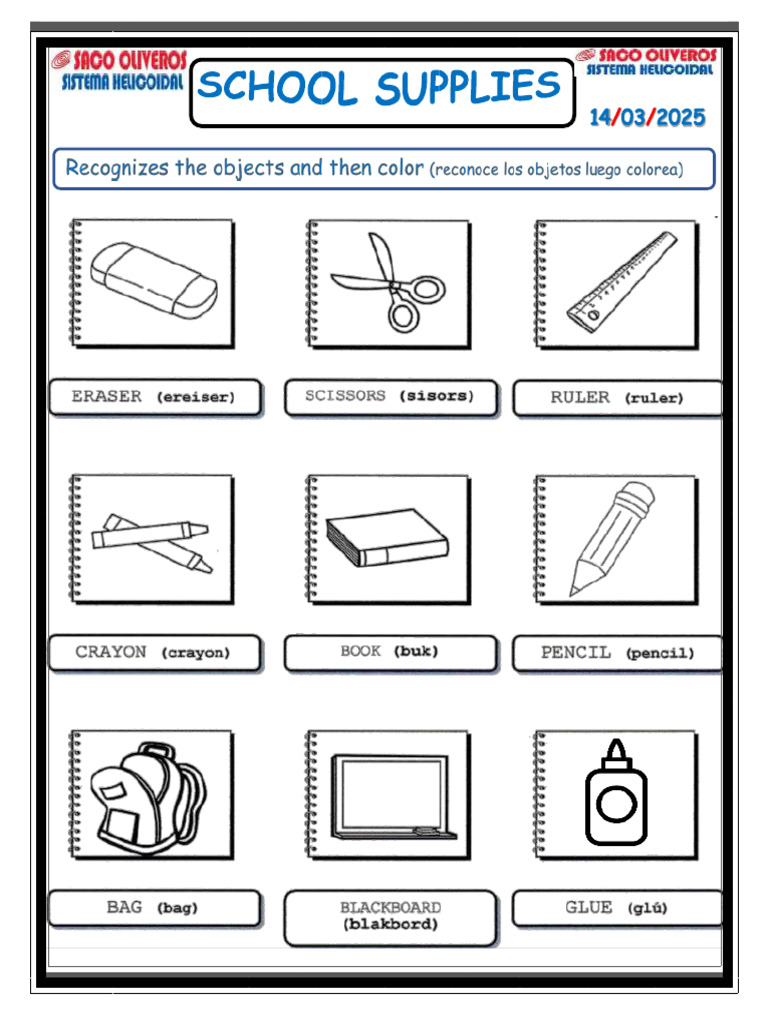2° (School Supplies) | PDF