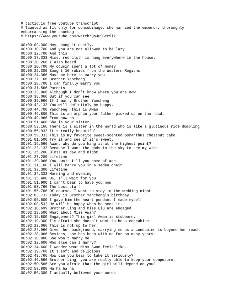 Tactiq Free Transcript QnJu9GYe9lk | PDF | Emperor Of China