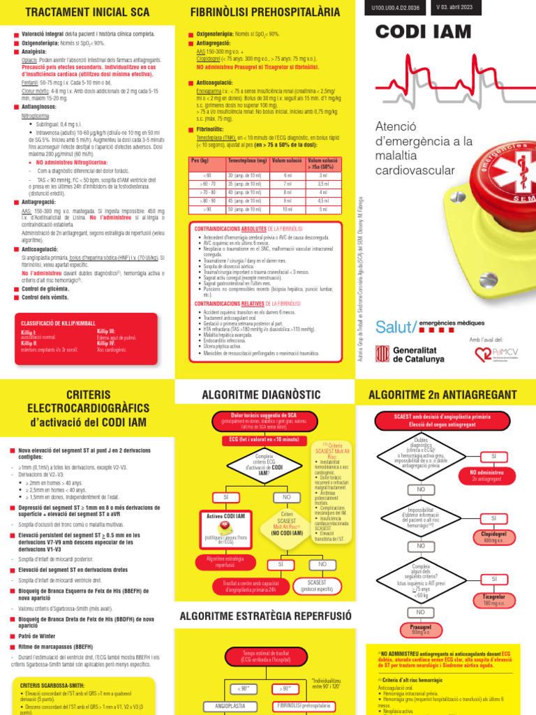 C01. Codi Infart Agut de Miocardi (IAM) | PDF
