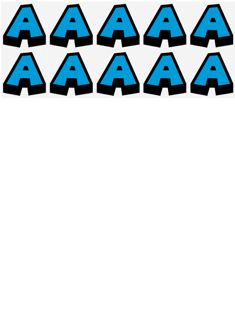 Letras Mario Bros | PDF