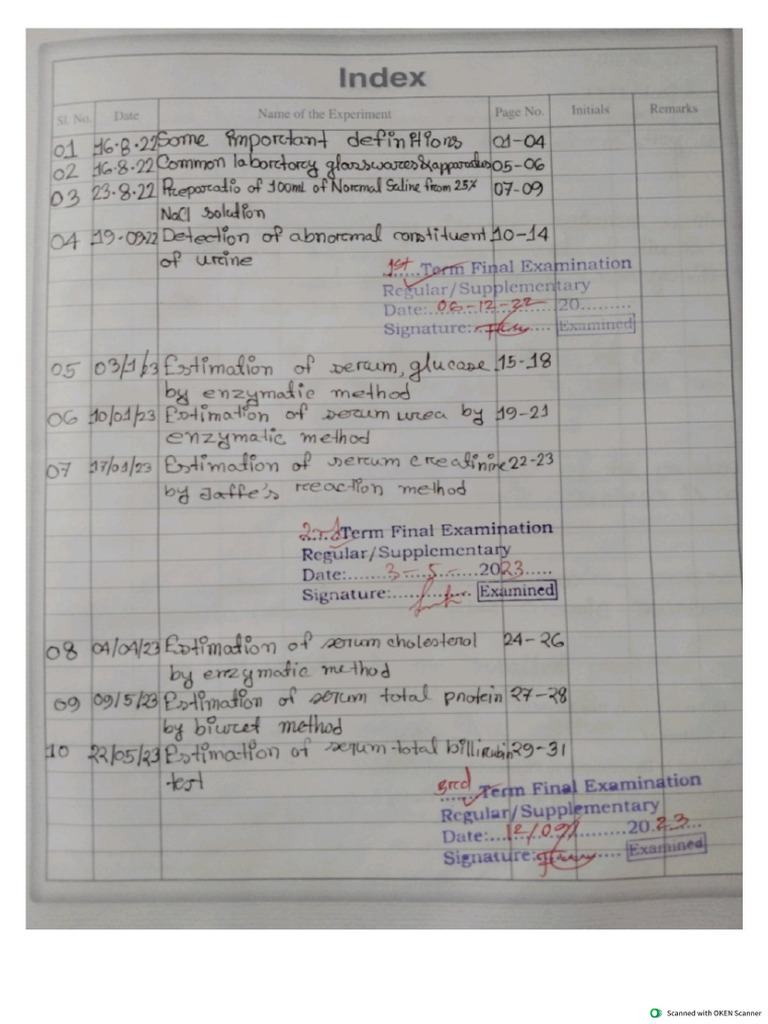 Biochemistry Practical | PDF