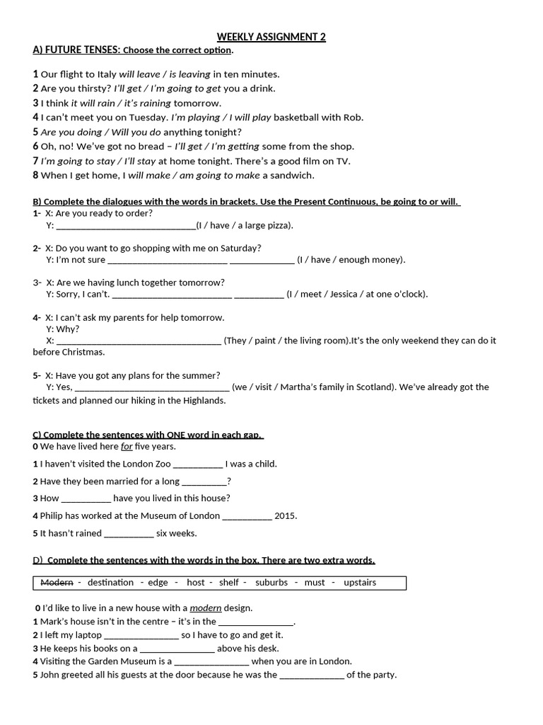 REPASO Gral Starters 2 | PDF