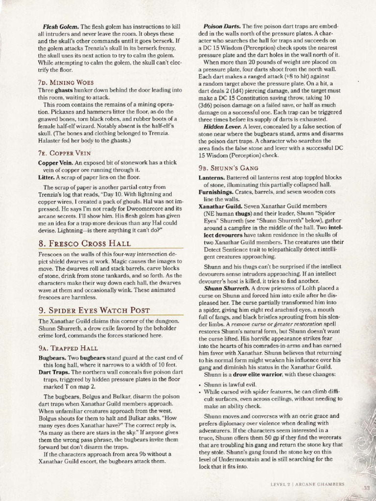 Dungeon of The Mad Mage - 4 | PDF | Dwarf (Dungeons & Dragons) | Barrel