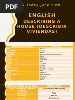 Adjetivos para Describir La Casa | PDF