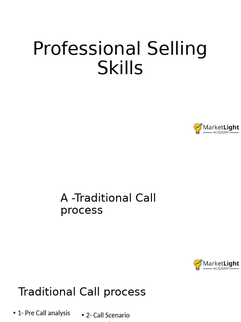 Professional Selling Skills-Physicians v.1.3 - Session 4 | PDF ...