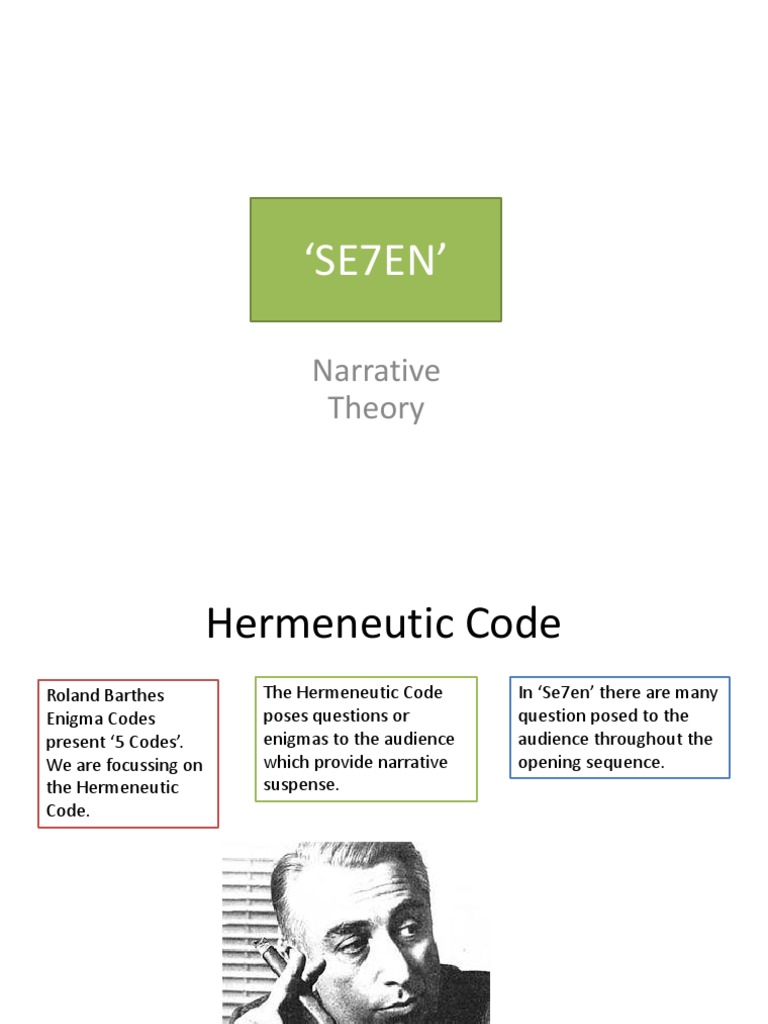 Narative Theory Final | PDF | Self Harm | Thriller (Genre)