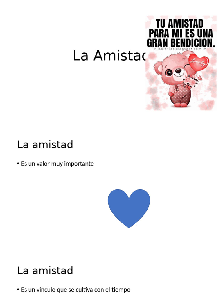 La Amistad | PDF