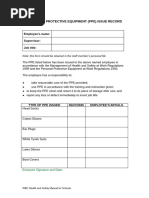 PPE Request Form | PDF