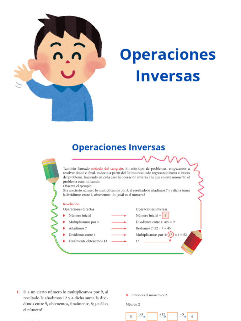 LUNES -Operaciones Inversas | PDF