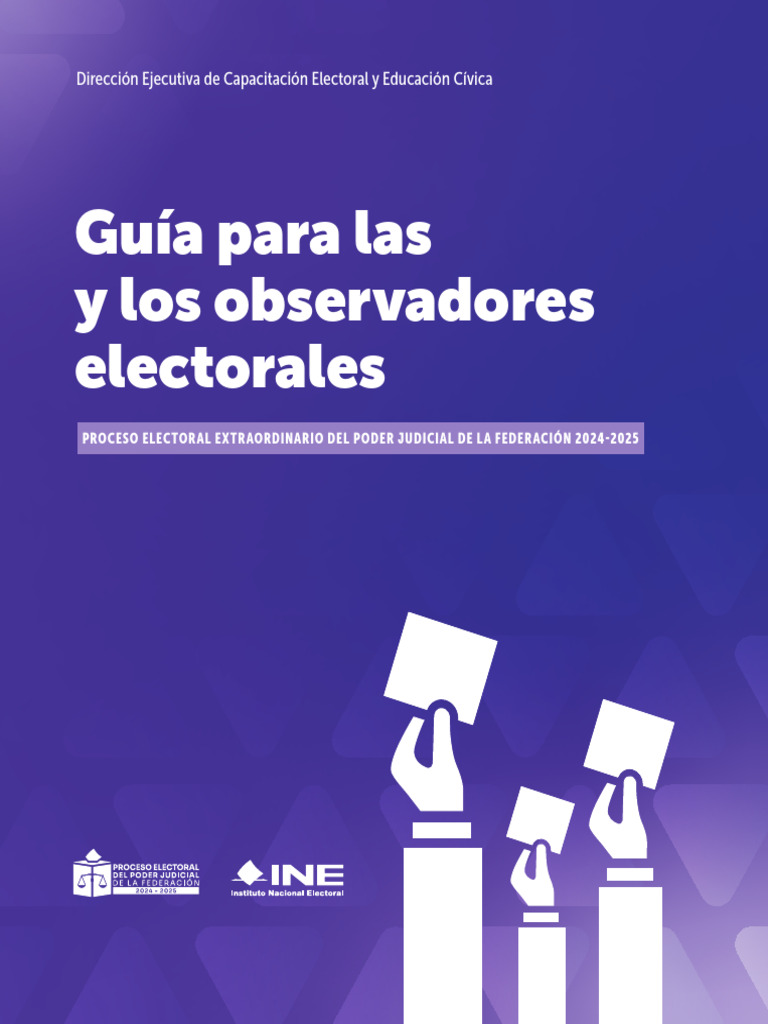 Remuneración Observadores Electorales 2024 | PDF | Judicaturas | Federación