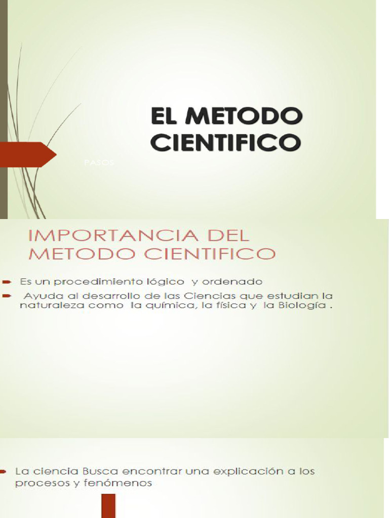 Metodo Cientifico | PDF