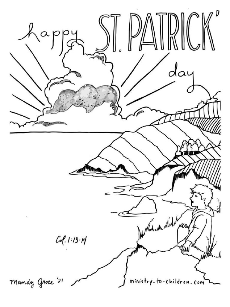 ST Patrick Coloring Pages | PDF