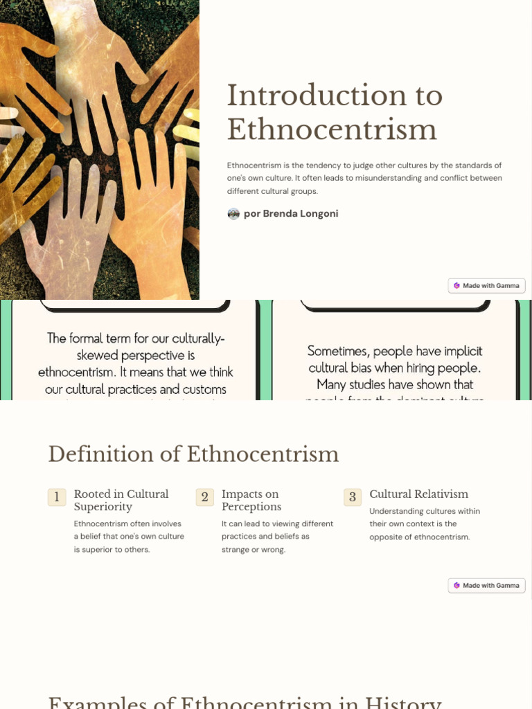 Introduction-to-Ethnocentrism | PDF | Politics And Race | Discrimination & Race Relations