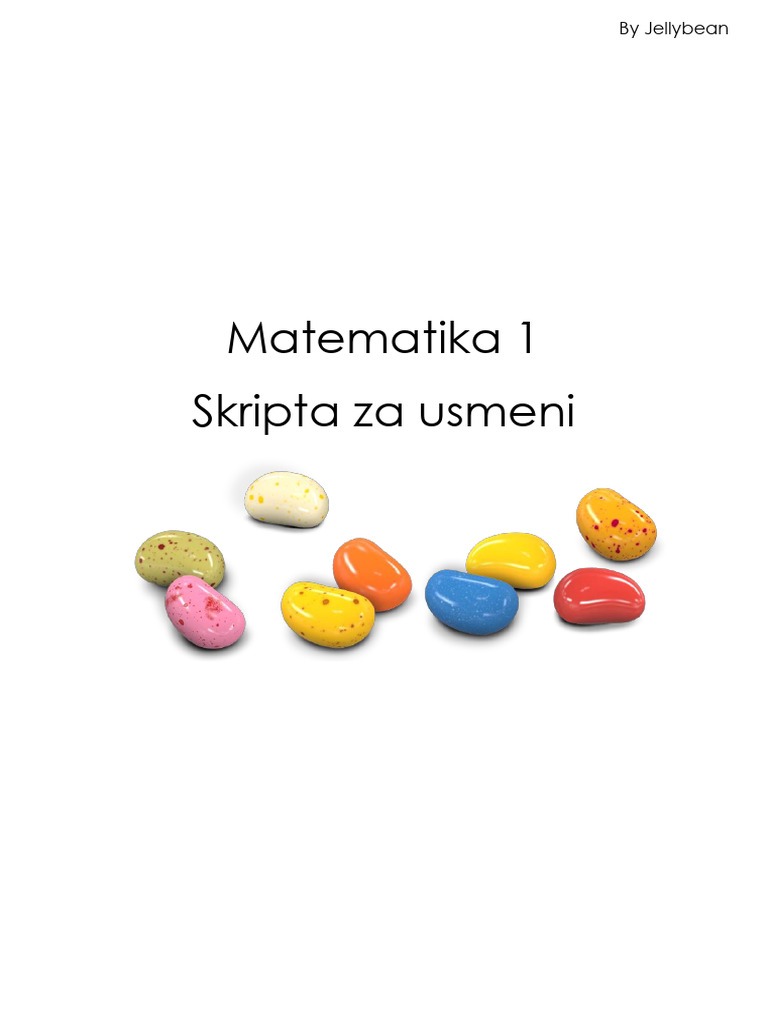 M1 Usmeni Skripta by Jellybean | PDF