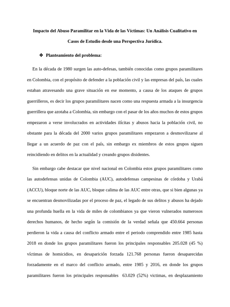 Electiva Ii Actividad Ii | PDF | Violación | Violencia