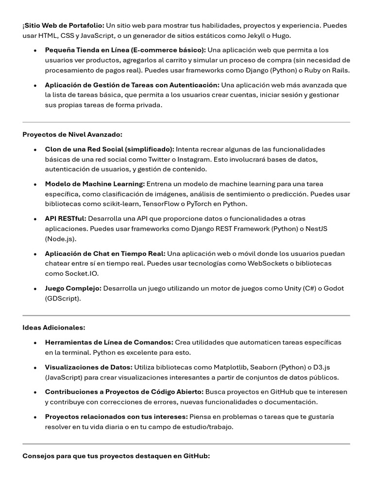 Proyectos Github 3 | PDF | Red mundial | Internet y web