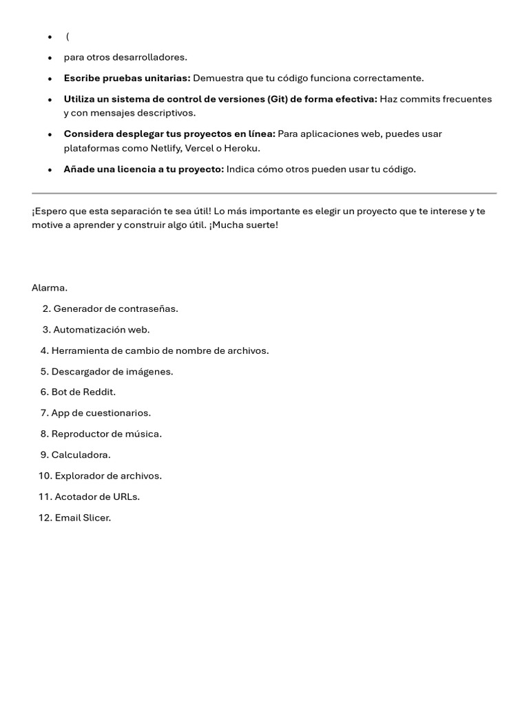 PROYECTOS GITHUB 5 | PDF