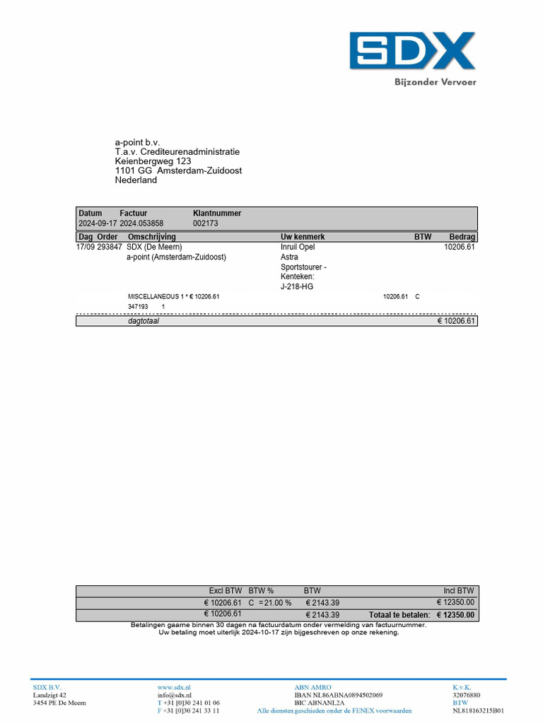 Factuur 53858-1 | PDF