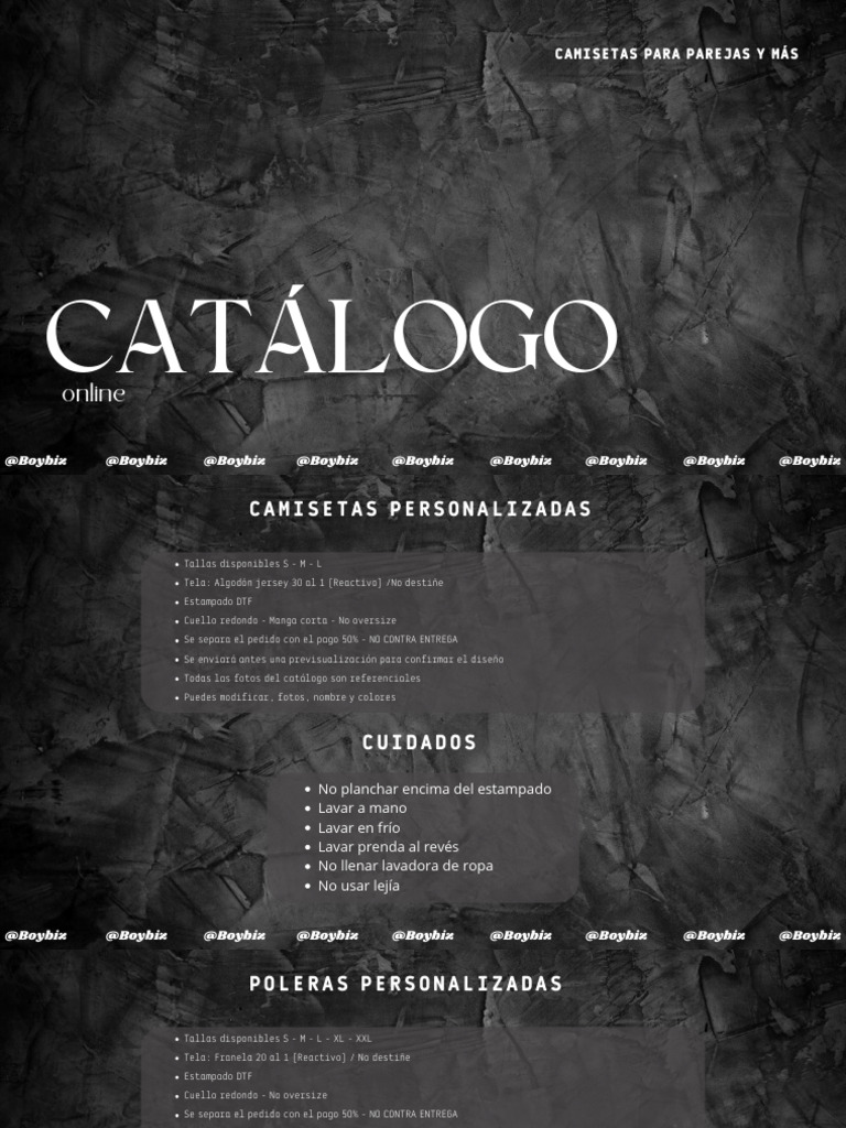 Catálogo Polos | PDF | Lima | Softlines (venta minorista)