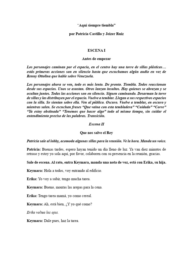 Aquí Siempre Tiembla | PDF