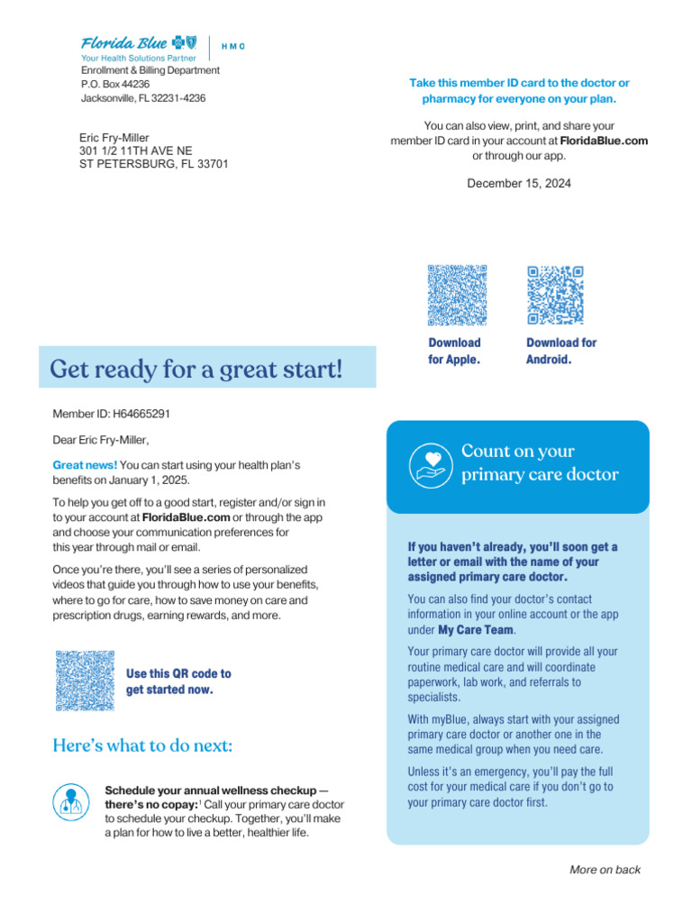 Florida Blue Health Plan Enrollment Guide | PDF | Prescription Drugs ...