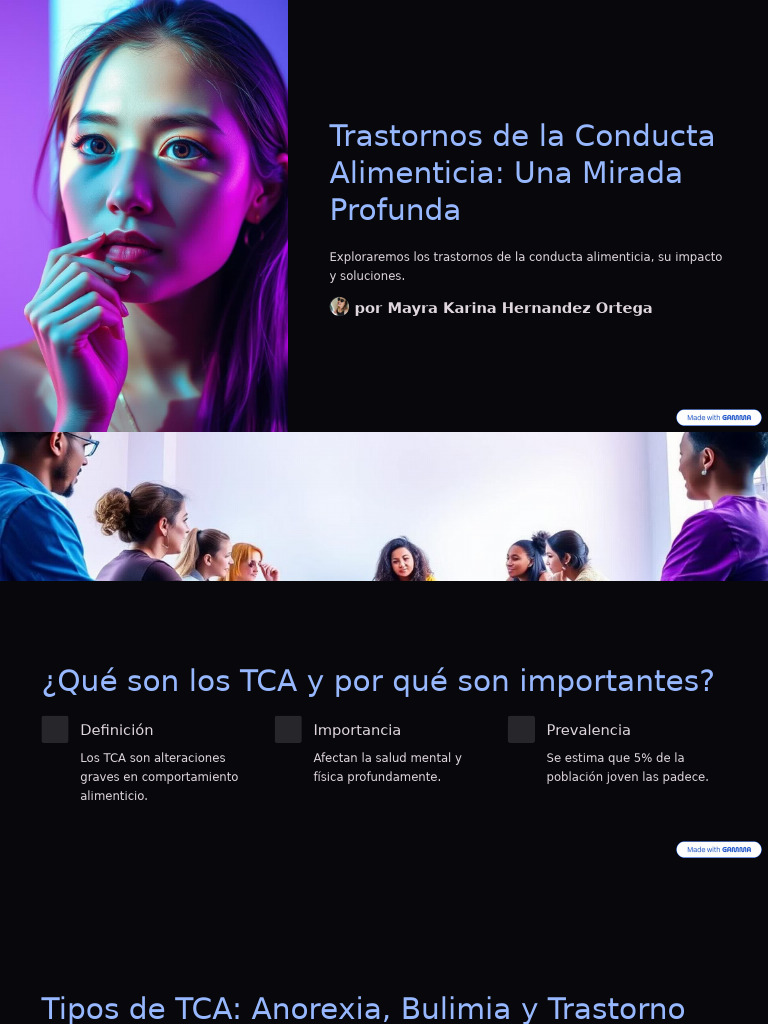 Trastornos de La Conducta Alimenticia Una Mirada Profunda | PDF