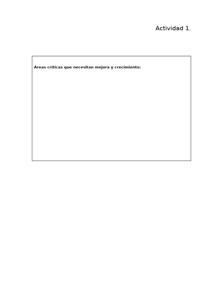 Actividad 1,2 y 3. Modulo 1. | PDF